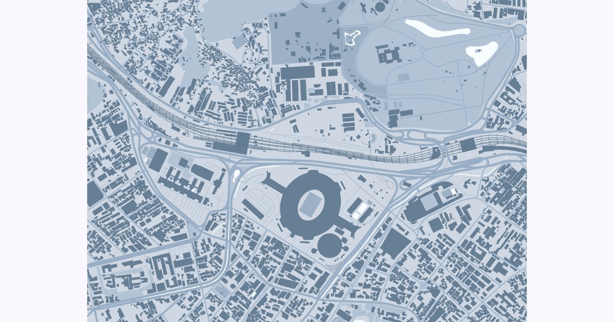 Maracanã Stadium Poster - Street Map - Custom Design by You