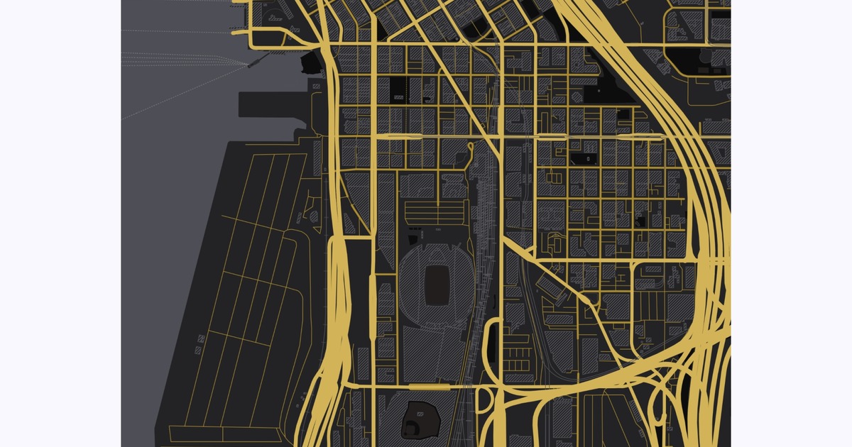 Seattle Seahawks Stadium Poster - Street Map - Custom Design by You