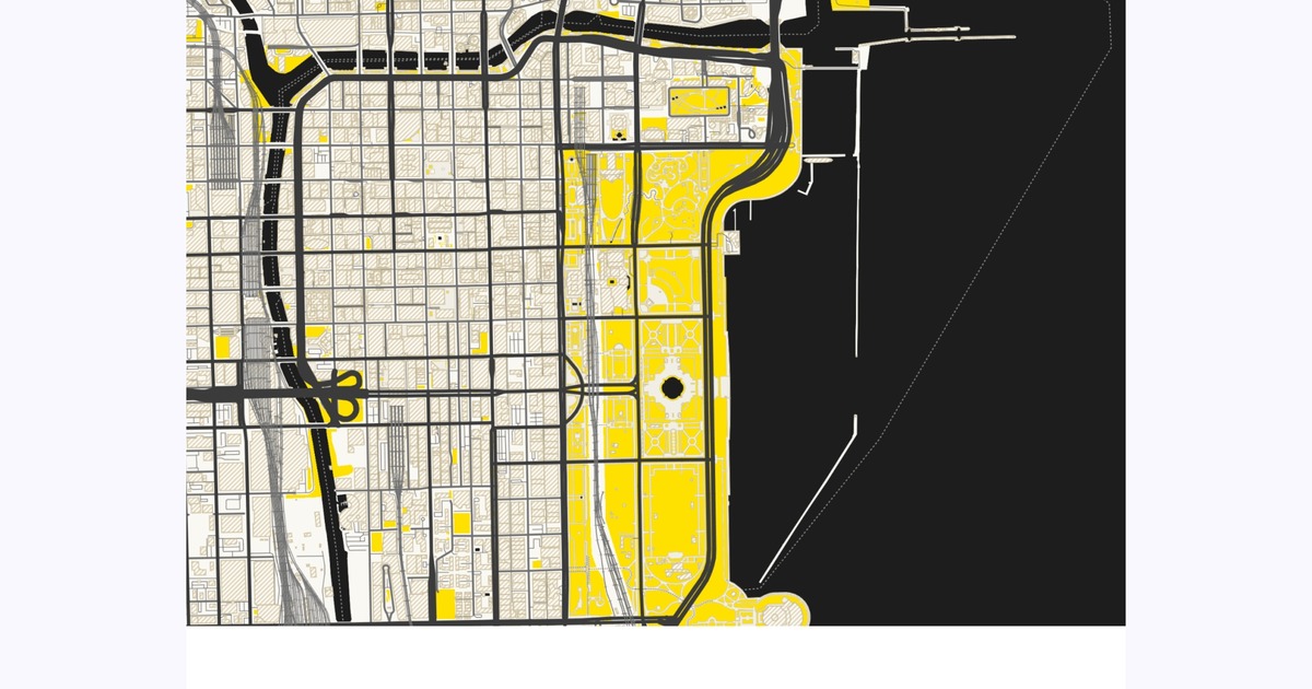 Millenium Park Poster - Street Map - Custom Design by You