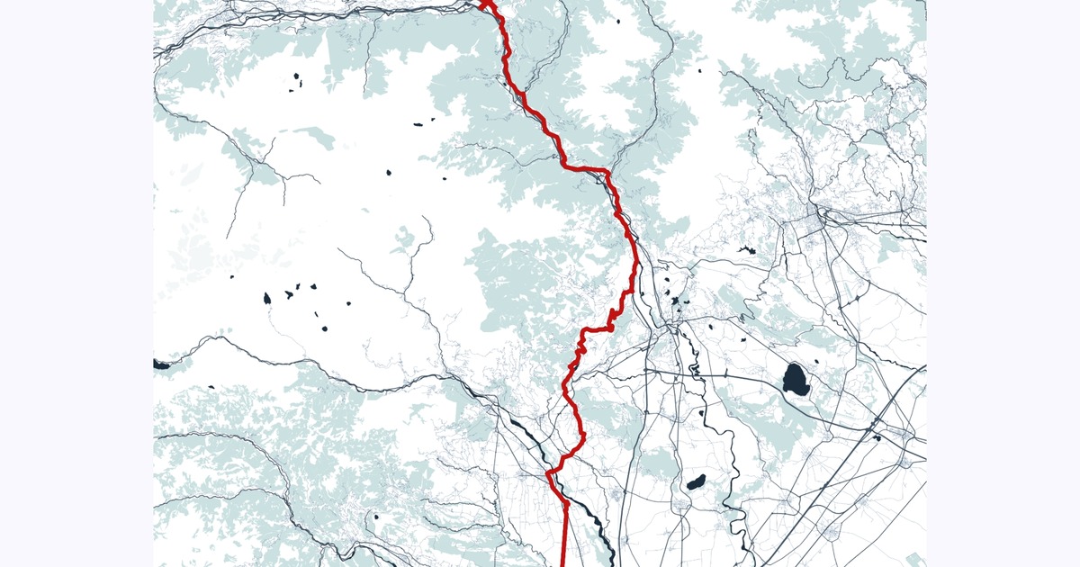 My Ultramarathon Challenge Poster - Route Map - Custom Design by You