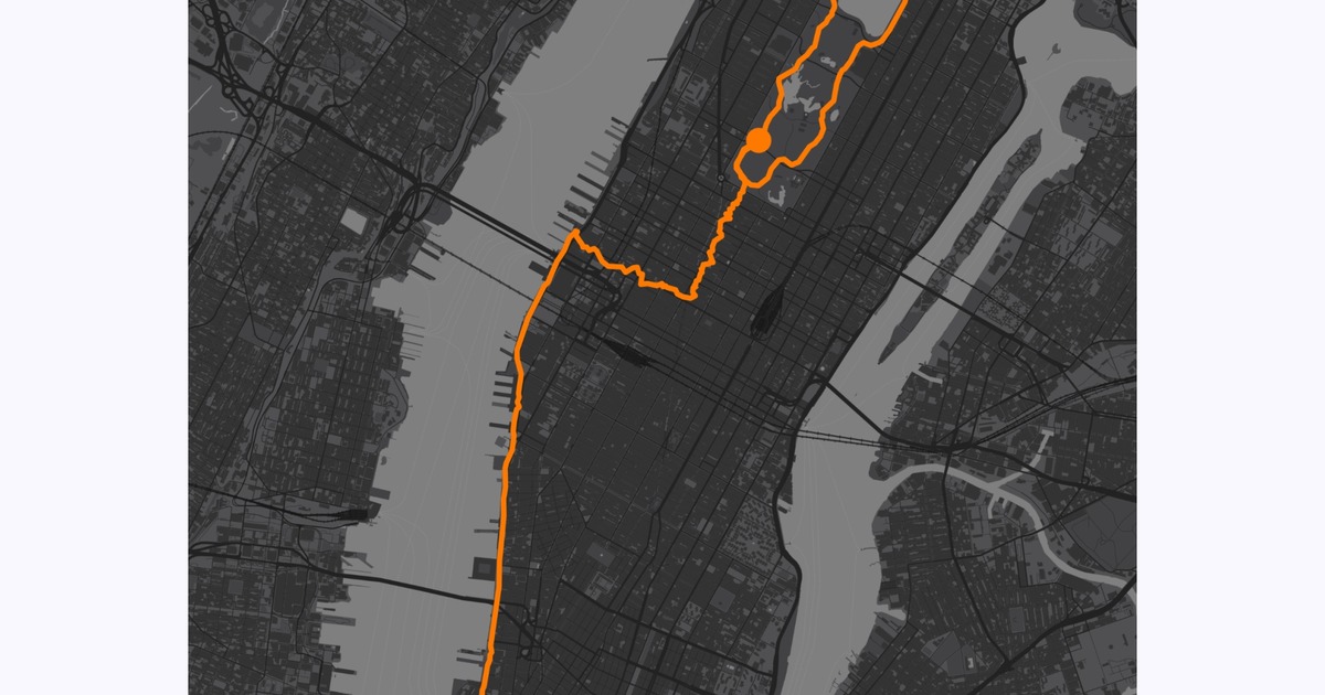 My First Half Marathon Poster - Route Map - Custom Design by You