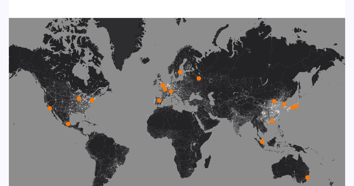 Our Global Headquarters Map Poster - Street Map - Custom Design by You