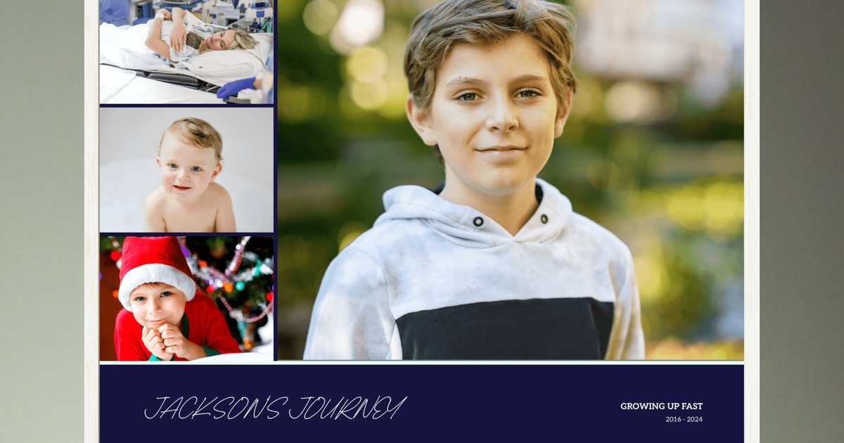 The Journey of Time Poster - Photo Collage Print - Custom Design by You